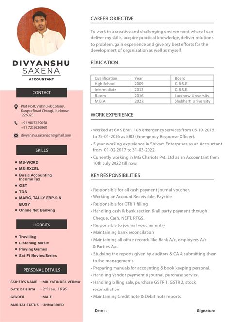 divyanshu saxena on linkedin i am looking for job this is my cv
