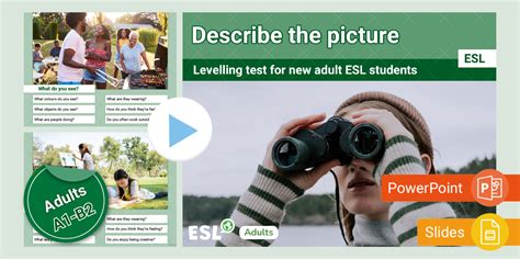 Describing Pictures Esl Adults