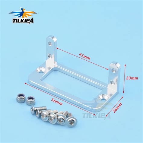 Cnc Aluminum Alloy Servo Holder Servo Mount For Rc Airplane Boat Car