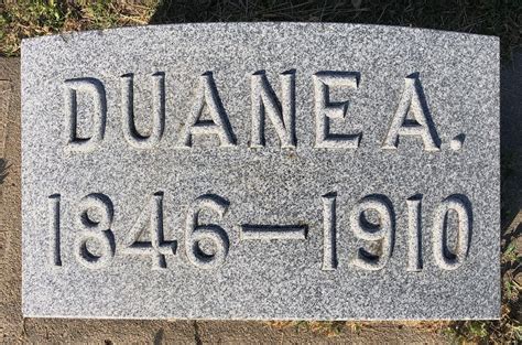 Duane A Freeman 1846 1910 Find A Grave Memorial