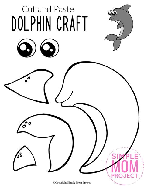 Dolphin Cut Out Template