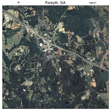 Aerial Photography Map Of Forsyth Ga Georgia