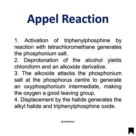 Appel Reaction Examples At Dawn Lovelace Blog