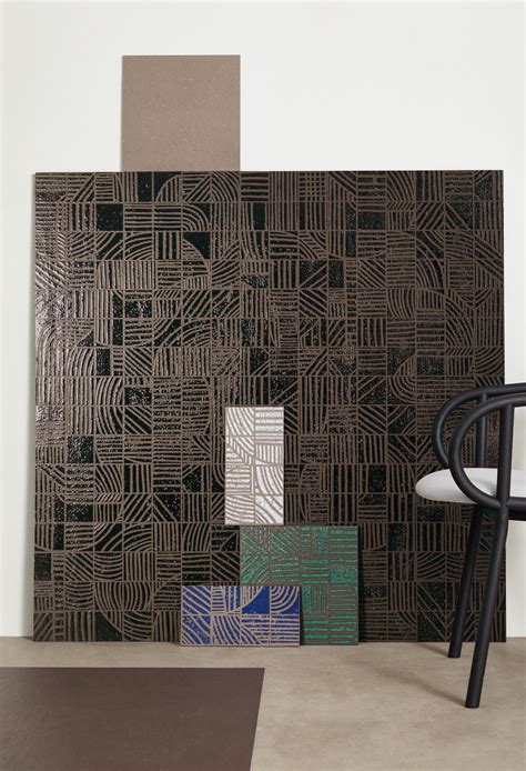 Mater Segno Nero Outdoor Floor Tiles By Mutina Design Patricia Urquiola