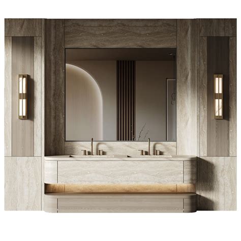 Bethroom Furniture 3d Model For Corona