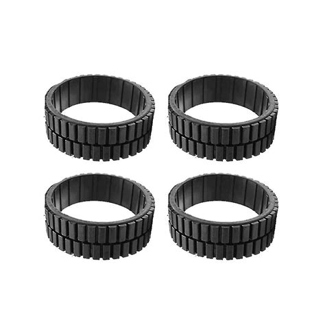 4 Pcs Non Wheel Tires For Braava 380 380t 320 Mint5200 Robot Vacuum