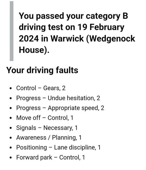 Obligatory Pass Post Rlearnerdriveruk