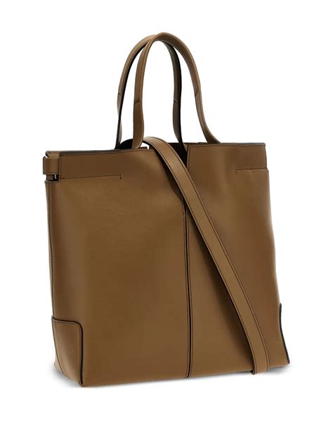 Tods Beige Tods Di Bag Folio Tote Bag In Brown Modesens