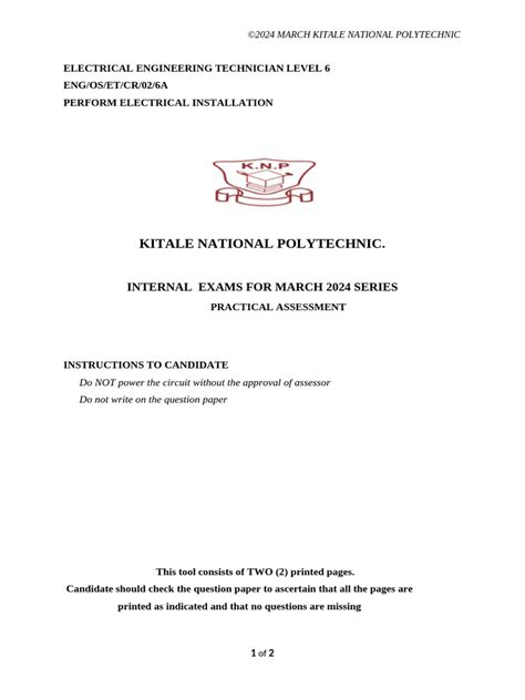 Candidate Practical Tool Set 2 Pdf