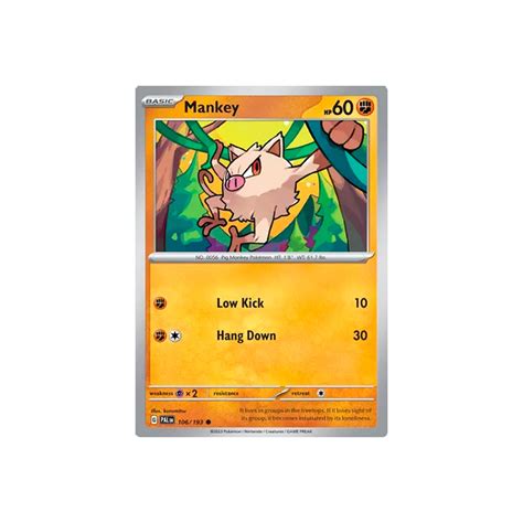 Mankey 106 193 Reverse Holo Kantocards