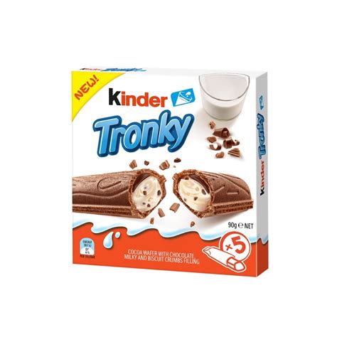 Kinder Tronky Milk Chocolate Wafer T5 90g Italy Product Shopee Singapore