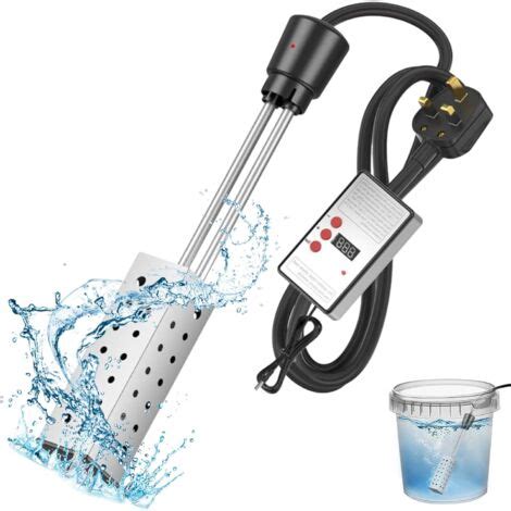 Immersion Water Heater 2500w Electric Portable Heater With 304