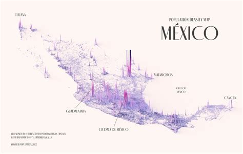💐🌼💐 On Tumblr Population Density Map Of México By Researchremora