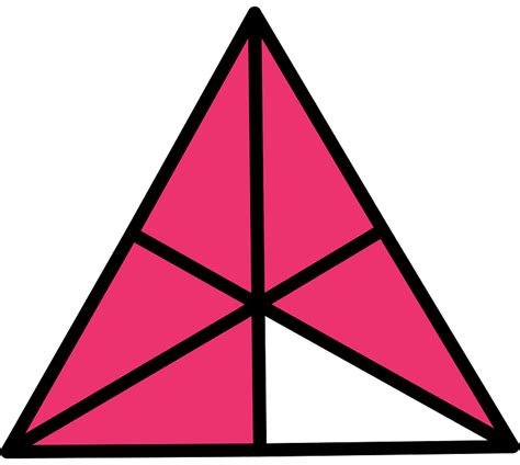 Pink Triangle Fraction 56 Free Vector Clipart Images On
