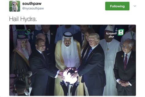 Photo Of Trump And Saudi King Becomes Twitter Meme