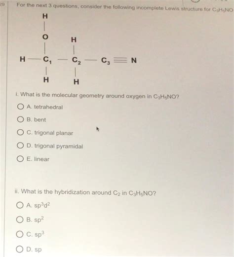 Solved Consider The Following Lewis Structure For 58 Off