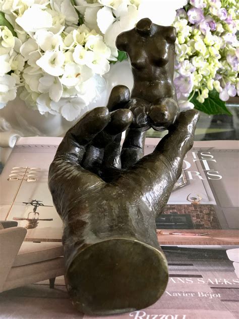 ‘the Hand Of God Bronze Sculpture European Antiques