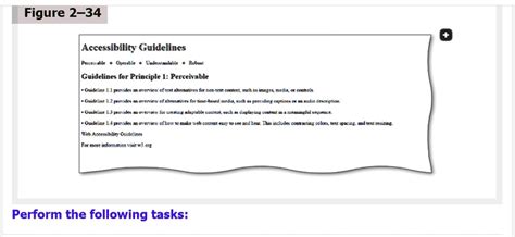 Figure 2 34 Accessibility Guidelines Perceivable • Operable • Understandable • Robust Guidelines