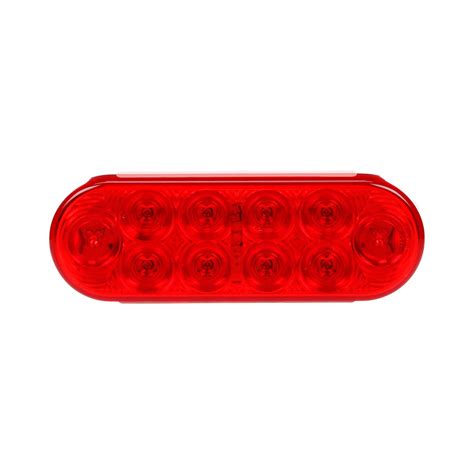 Truck Lite® 6058 Signal Stat™ 6x2 Rectangular Chromered Led Tail