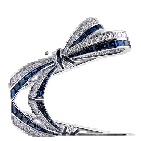 Brooch Graff Diamondandsapphire Brooch Rga114 Id 41161 Pawnshop