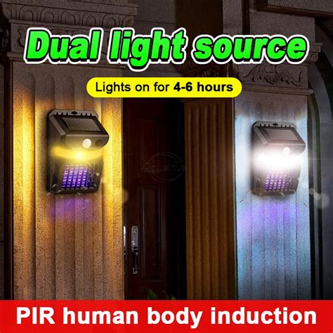 Solar Garden Mosquito Killer Lights 26 Led Three Colors Nzshopsmart