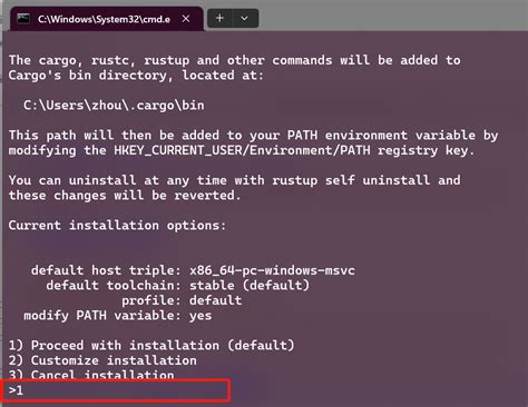 Windows上安装rust Buzzweek 博客园