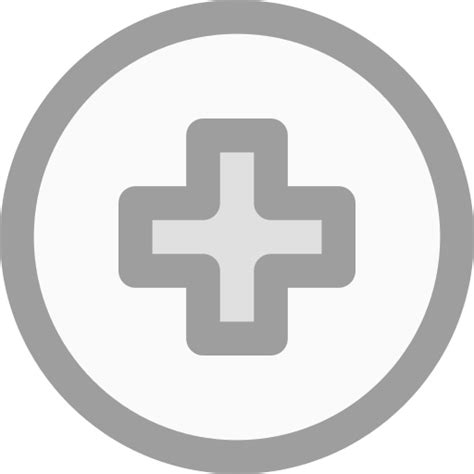 Plus Generic Grey Icon