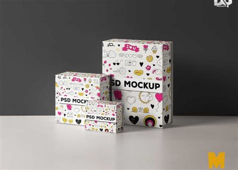 Stylish Magnetic Box Mockup Download