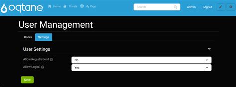 user management oqtane docs apis and more for the modular blazor application framework