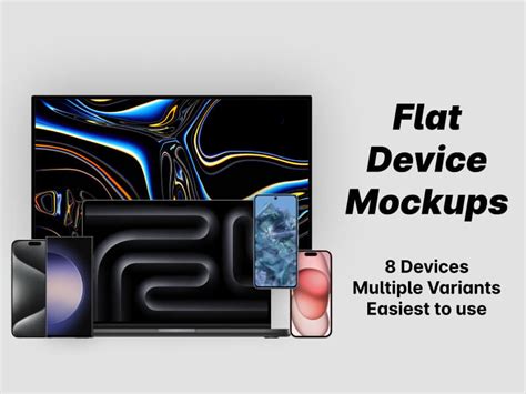 Free Flat Devices Mockups Freebiesbug