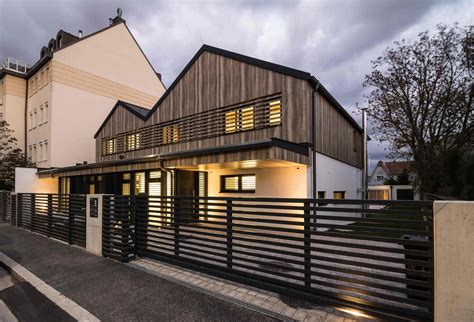 Fassade And Inneneinrichtung Zweifamilienhaus Fundermax