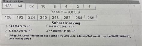 From Subnet Masking I Want To IPV Prefix Chegg Com