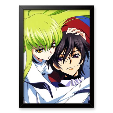 Quadro E Poster Cc E Lelouch Code Geass Quadrorama