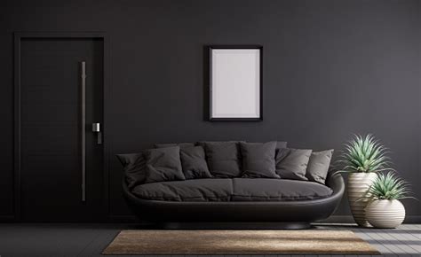 넓은 모형 내부 장면의 단일 수직 포스터 프레임 표준 크기의 수직 포스터 프레임 모형 장면입니다 프레임 모형 배경입니다 3d 렌더링 0명에 대한 스톡 사진 및 기타 이미지