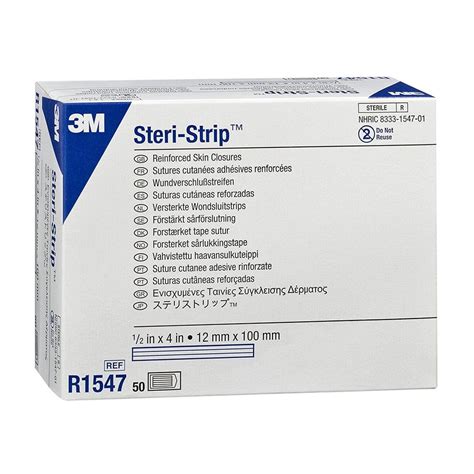 3m Steri Strip Reinforced Adhesive Skin Closures R1547 Supplier