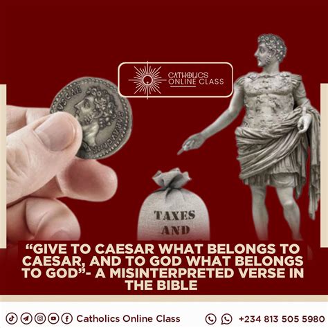 ️“give To Caesar What Belongs To Catholics Online Class Facebook