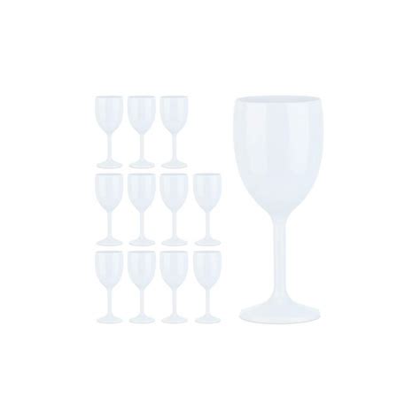 Vinglass I Plast Sett Med 12 Stk Estore