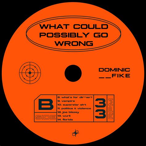 Dominic Fike Vinyl Cover Design On Behance