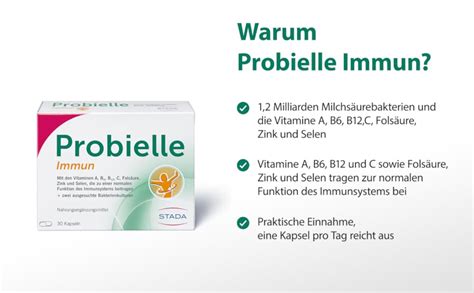 Probielle Immun Nahrungsergänzungsmittel Mit Vitaminen A B6 B12 Und