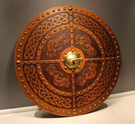 Celtic Dragon Targe By Mike Pruette At