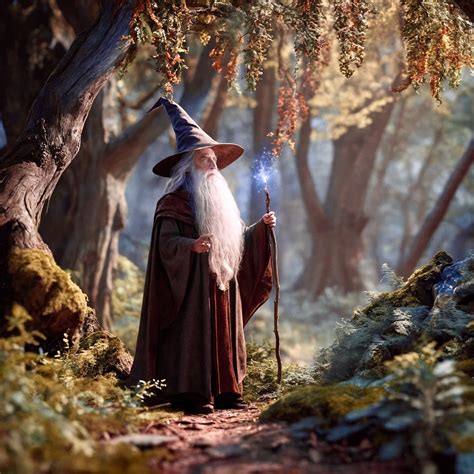 Download Ai Generated Nature Wizard Royalty Free Stock Illustration