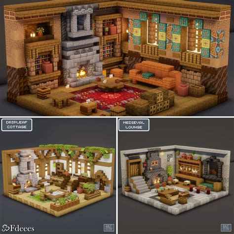 Minecraft Cottage Interior Collection Minecraft Cottage Interior
