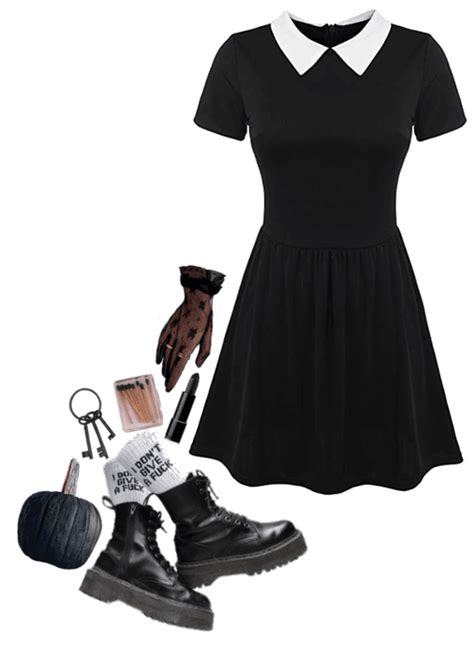 Wednesday Outfit Shoplook Wednesday Outfit Wednesday Costume