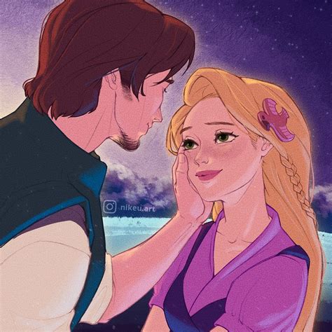 Disneys Tangled Princess Cartoon Art