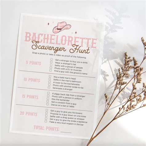 Bachelorette Party Scavenger Hunt The Best Bachelorette Scavenger Hunt