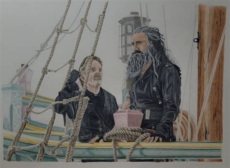 Finished My Ed And Izzy Drawing R Ourflagmeansdeath