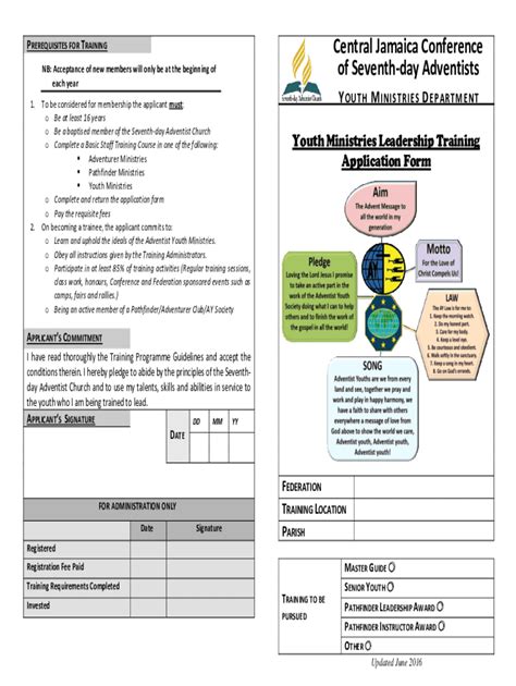 Fillable Online Pathfinder Club Membership Application Fax Email Print