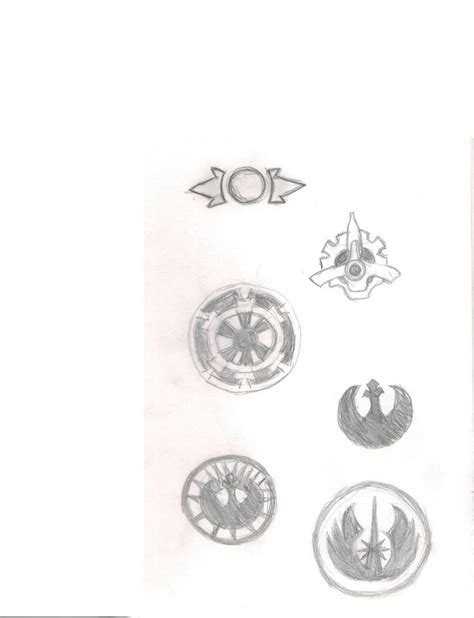 Star Wars Symbols By Whimsicalart On Deviantart