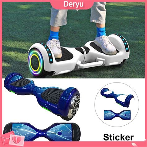 Deryu Autocolante De 65 Polegadas Hoverboard Scooter Sticker À Prova Dágua Forte