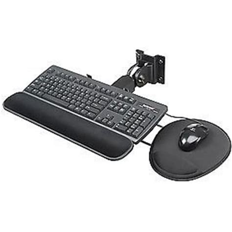 Wall Mount Keyboard And Mouse Trays For Ergonomic Workspace Setup